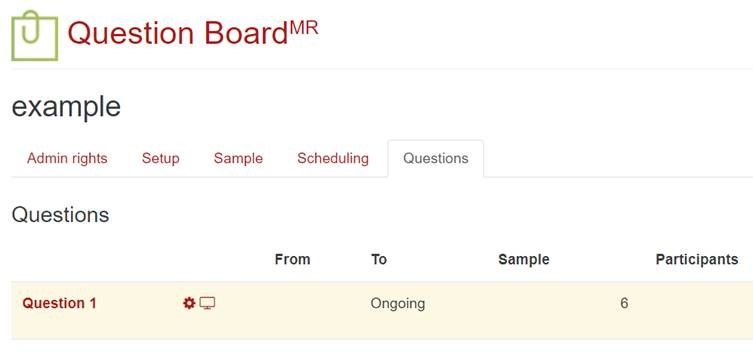 How do I preview my question board question before it goes live?