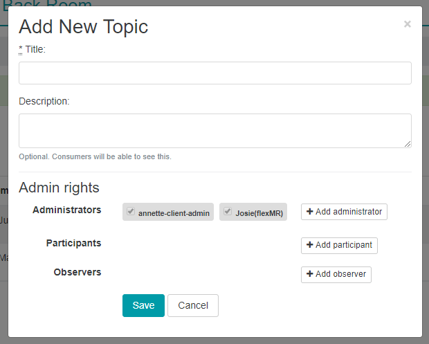 How to set up Forum topics